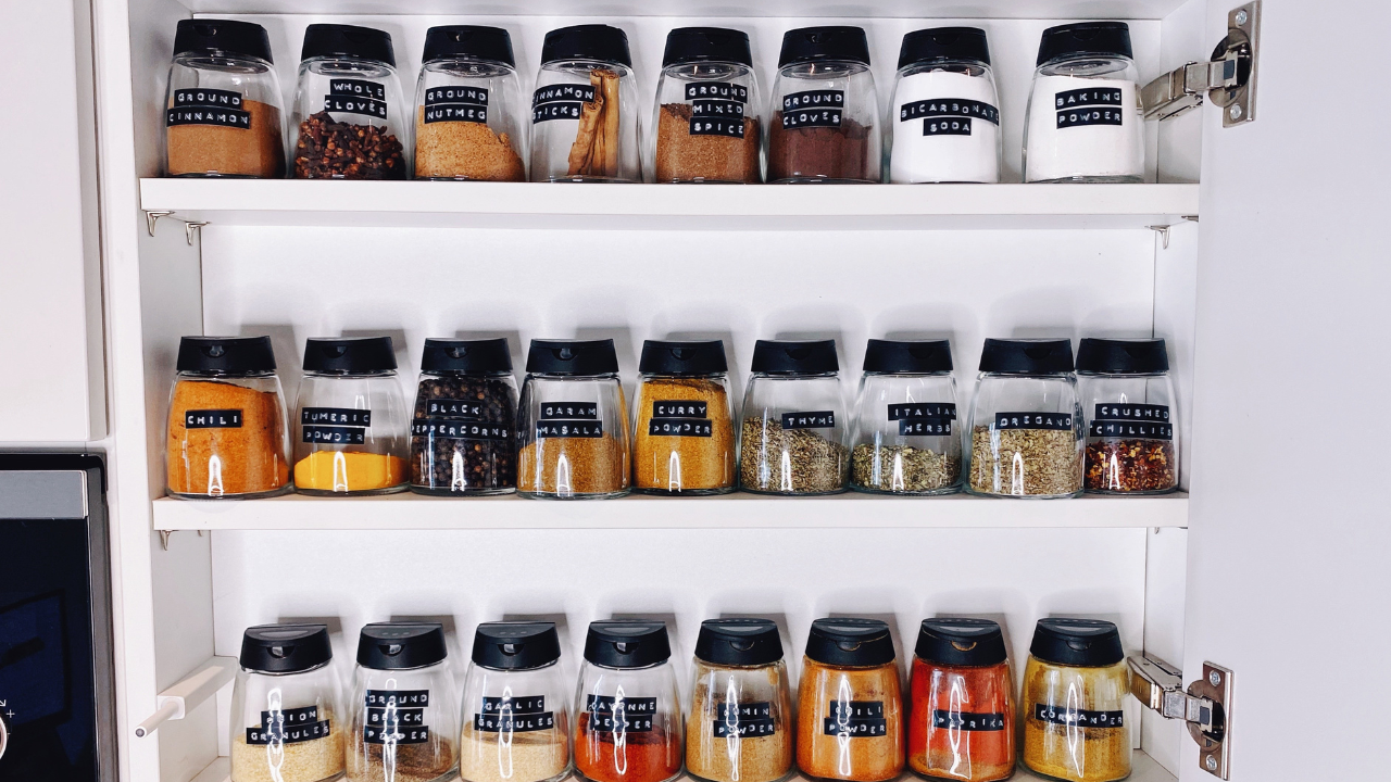 DIY IKEA spice Rack